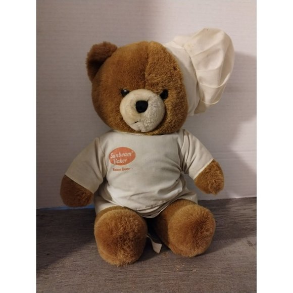Toys | Sunbeam Baker Bear By Checkmate Promotions Plush Brown 15 | Poshmark